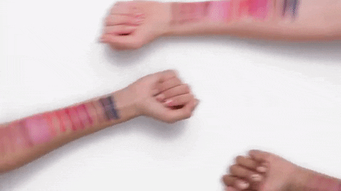 Lipstick-arm-swatch GIFs - Get the best GIF on GIPHY