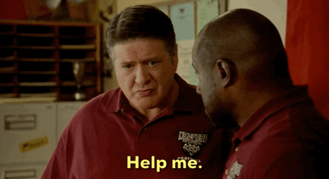 Help Me Reaction GIF by CBS - Find & Share on GIPHY