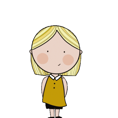 Mini Me Girl Sticker for iOS & Android | GIPHY