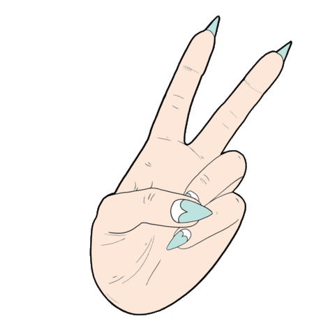Peace Sign Fingers Tumblr
