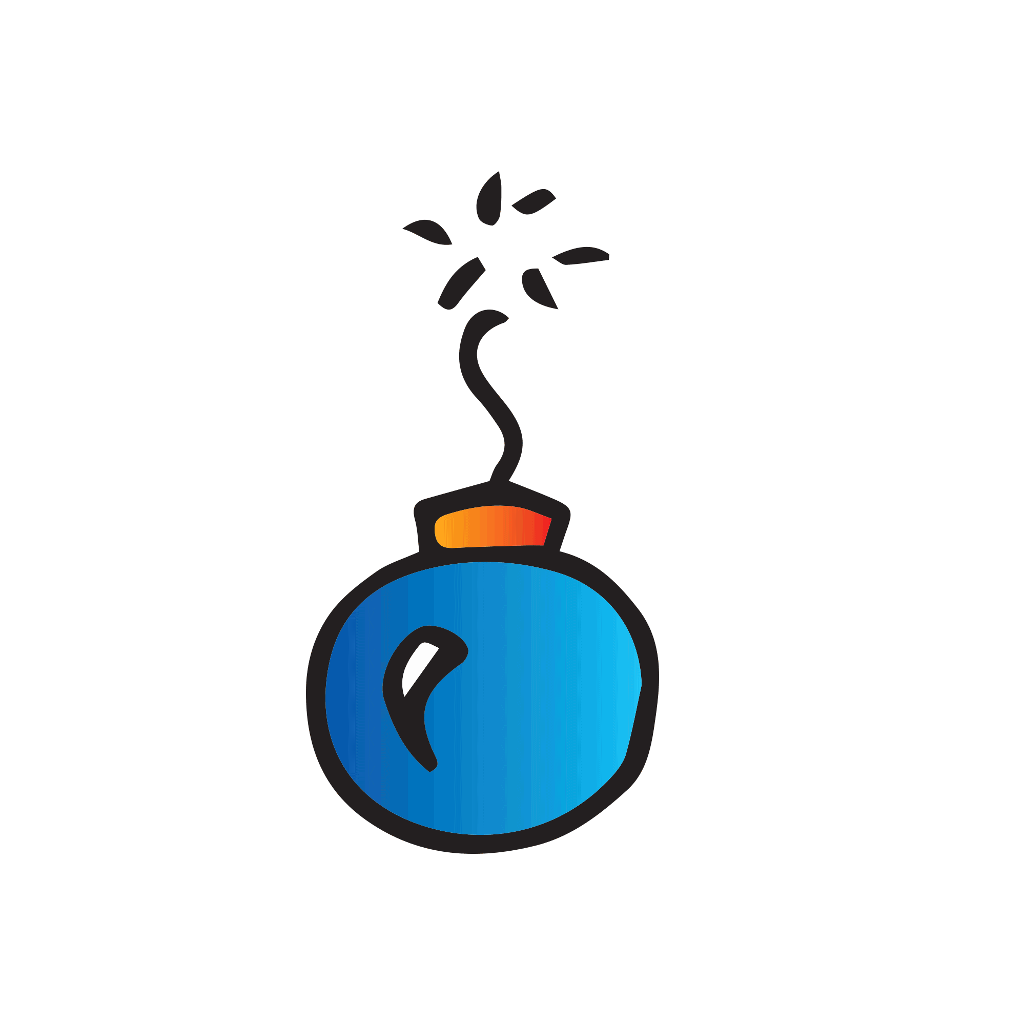 Fire Explode Sticker by Tyler Resty for iOS & Android | GIPHY