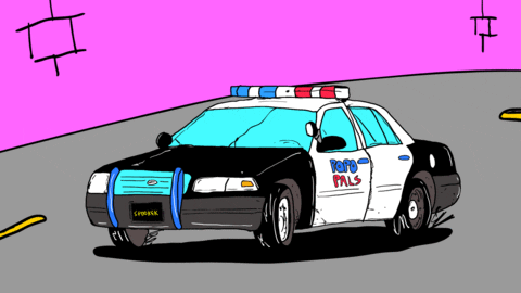Animated Police Car Gif