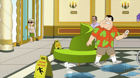 Fall Over American Dad! GIF - Find & Share on GIPHY