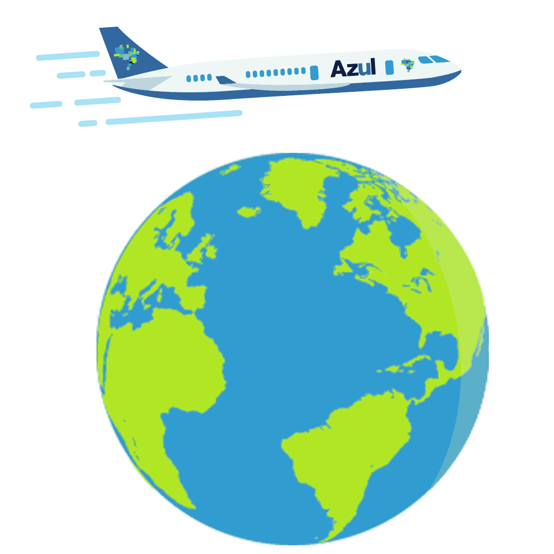 Travel Mood Sticker by Azul Linhas Aéreas Brasileiras for iOS & Android ...