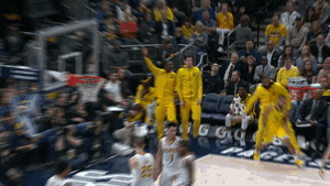 Happy Indiana GIF by NBA - Find & Share on GIPHY