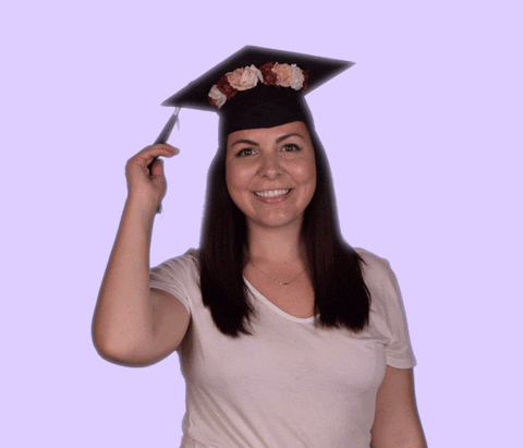 Graduation GIF by Yevbel - Find & Share on GIPHY