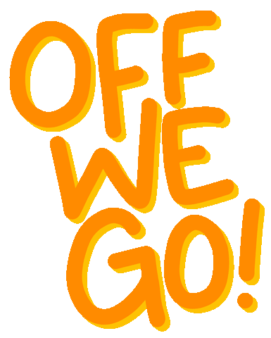 Off We Go Road Trip Sticker by eunicedenise for iOS & Android | GIPHY