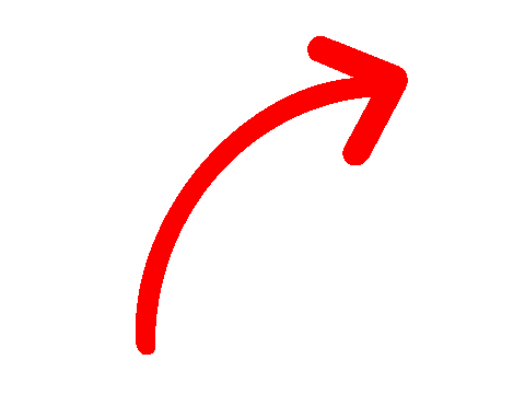Look Here Arrow Sticker for iOS & Android | GIPHY