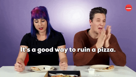Its-a-good-way-to-ruin-a-pizza GIFs - Get the best GIF on GIPHY