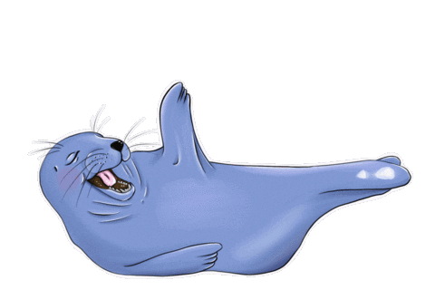 Smiling Seal Gif