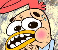 Scared Chicken Animated Gif