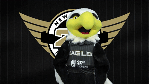 Fly Like An Eagle Dancing GIF by Newcastle Eagles - Find & Share on GIPHY