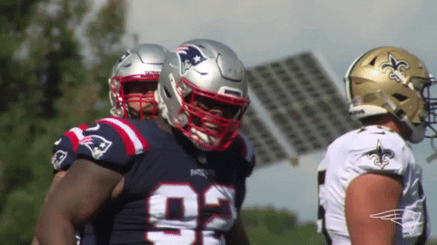 Excited Football GIF by New England Patriots - Find & Share on GIPHY