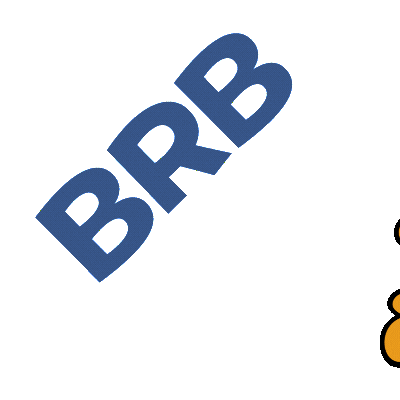 Hold On Brb Sticker by UglyDolls for iOS & Android | GIPHY