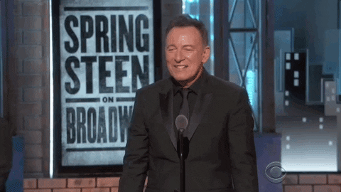 Bruce Springsteen Thank You GIF by Tony Awards - Find & Share on GIPHY