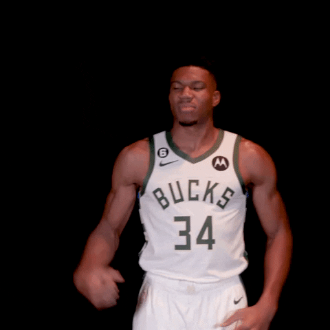 Giannis Antetokounmpo Sport GIF by Milwaukee Bucks - Find & Share on GIPHY