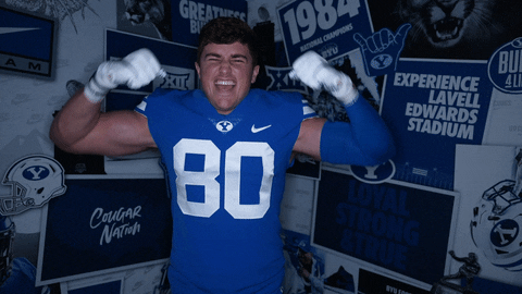 Byu Football GIF by BYU Cougars - Find & Share on GIPHY