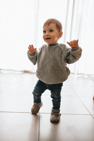 Toddler-steps GIFs - Get the best GIF on GIPHY