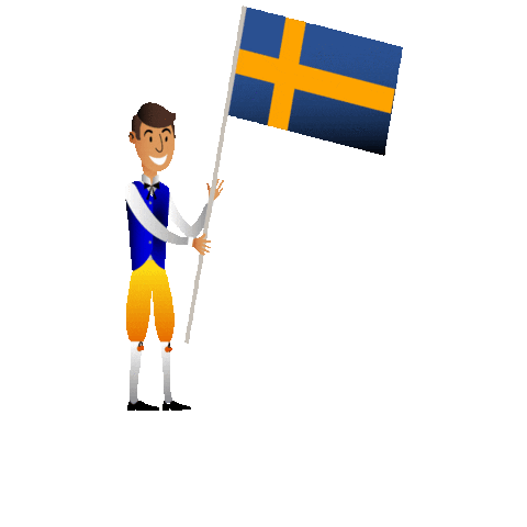 Animated Swedish Flag