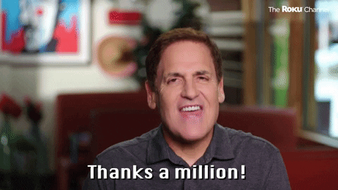 Thanks-a-million GIFs - Get the best GIF on GIPHY