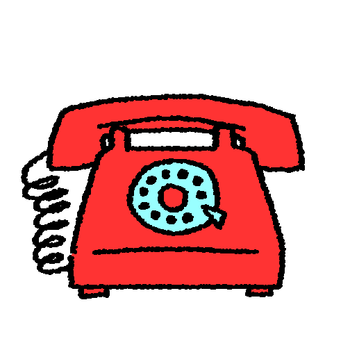 Phone Telephone Sticker by Alabaster Pizzo for iOS & Android | GIPHY