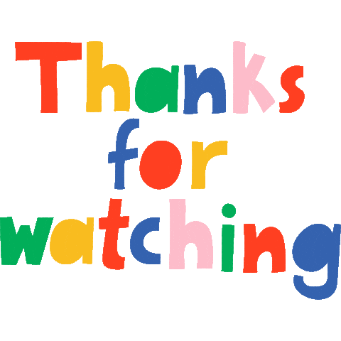 Thank You For Watching Animated Gif