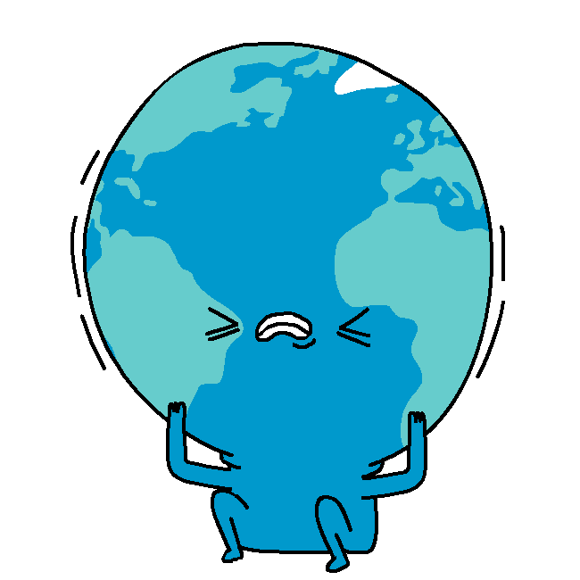 Nervous Save The Earth Sticker by CsaK for iOS & Android | GIPHY