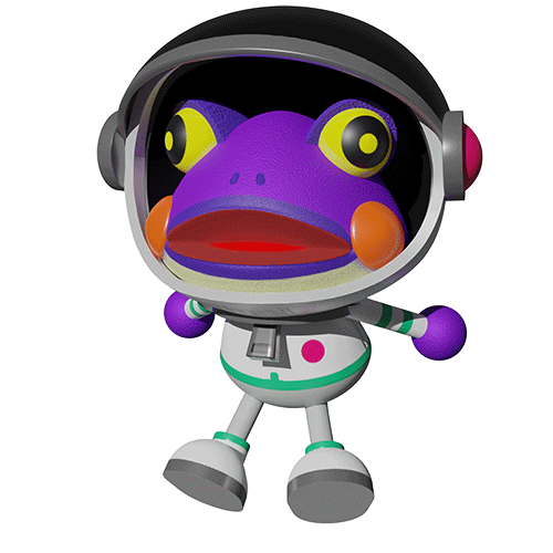 Robo Cat and Astro Frog by Bare Tree Media | GIPHY