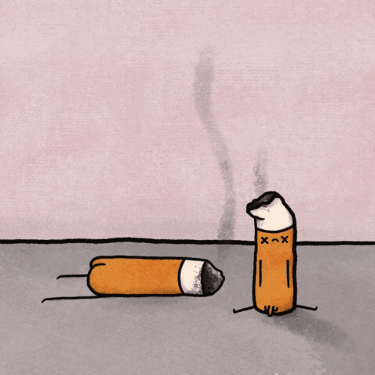 Quit Smoking GIF by Kev Lavery - Find & Share on GIPHY
