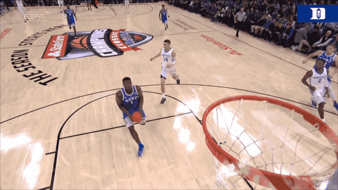 Zion Williamson Dunk GIF by Duke Men's Basketball - Find & Share on GIPHY
