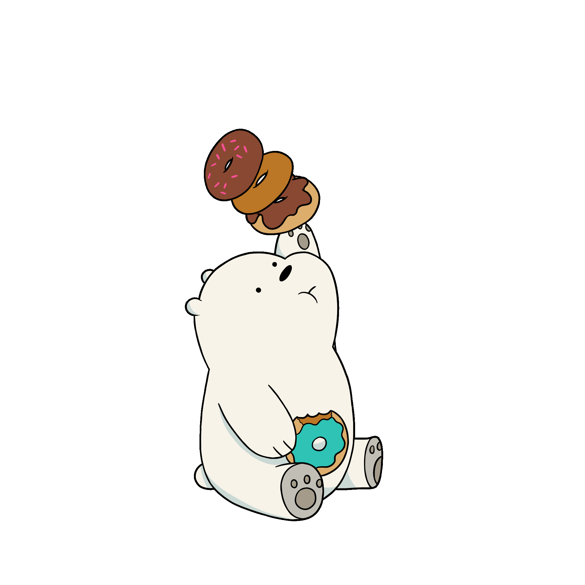 We Bare Bears Lol Sticker by alrightmousey for iOS & Android | GIPHY