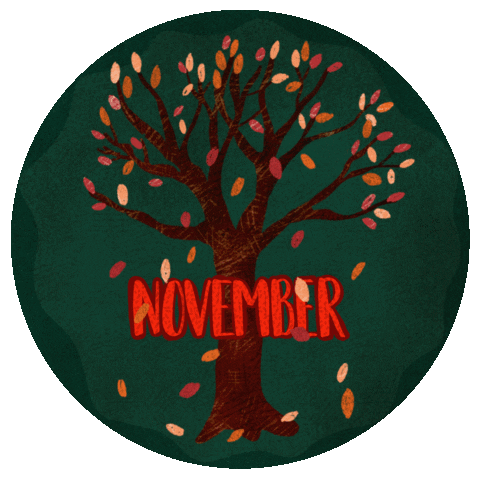 Leaves Falling From Tree Gif