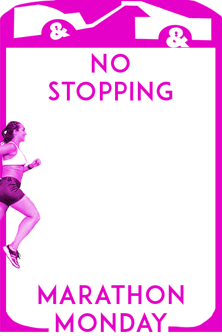 Boston Marathon Running Sticker by KellyKKRoberts for iOS & Android | GIPHY