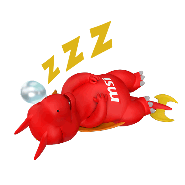 Lucky Dragon Sleeping GIF by MSI Gaming - Find & Share on GIPHY