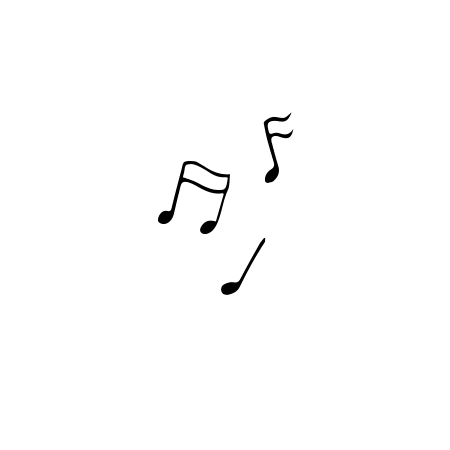Transparent Music Notes Gif