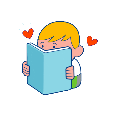 Livro Ler Sticker by Escola Projeto Vida for iOS & Android | GIPHY