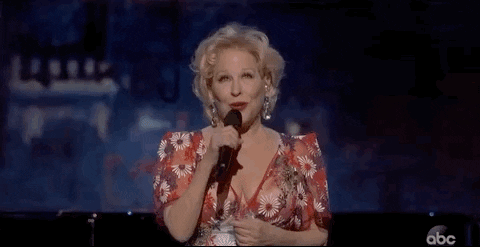 Bette Midler Oscars GIF by The Academy Awards - Find & Share on GIPHY
