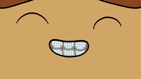 Teeth Smile GIF by Cartoon Hangover - Find & Share on GIPHY