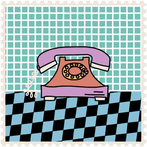 Phone Call Illustration GIF - Find & Share on GIPHY
