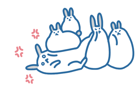 Rabbit No Sticker for iOS & Android | GIPHY