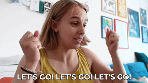 Excited Lets Go GIF by HannahWitton - Find & Share on GIPHY