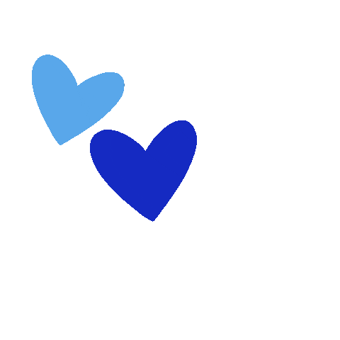 Blue Hearts Love Sticker for iOS & Android | GIPHY