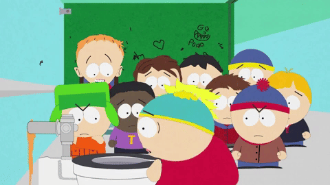 Cartman Puking Poop - GIPHY Clips
