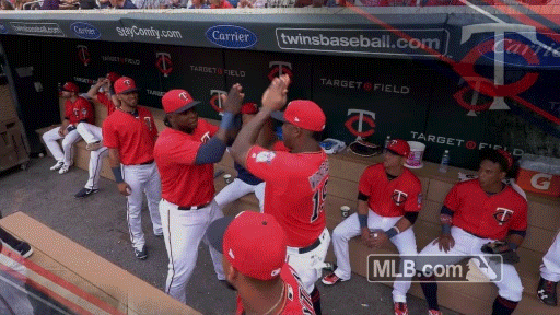 Minnesota Twins Special Handshake GIF by MLB - Find & Share on GIPHY