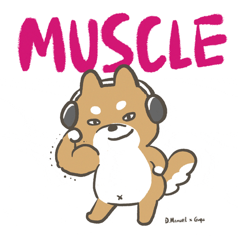 Training Muscle GIF by yokoyamaGugu - Find & Share on GIPHY