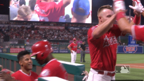 Mike Trout Hug GIF by MLB - Find & Share on GIPHY