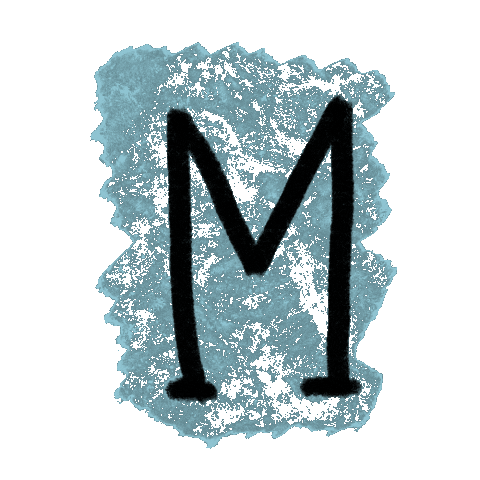 Lettering M Sticker for iOS & Android | GIPHY