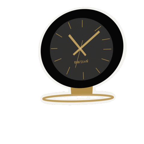 Gold Clock Sticker by Present Time for iOS & Android | GIPHY