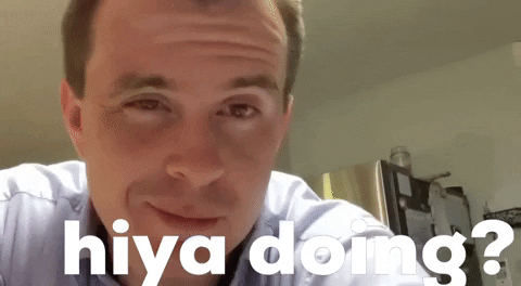 Hiya Doing GIF by Luke Guy - Find & Share on GIPHY