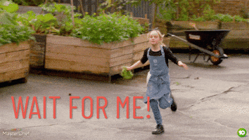 Wait For Me Running GIF by Junior MasterChef Australia - Find & Share ...